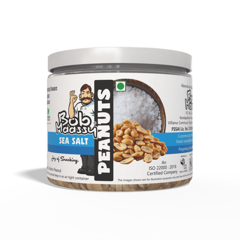 Sea Salt Flavoured Peanuts | Chikki & Peanuts – Bob Maassy